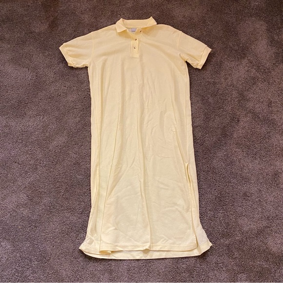Blair | Dresses | Vtg Pale Yellow Polo Maxi Dress | Poshmark